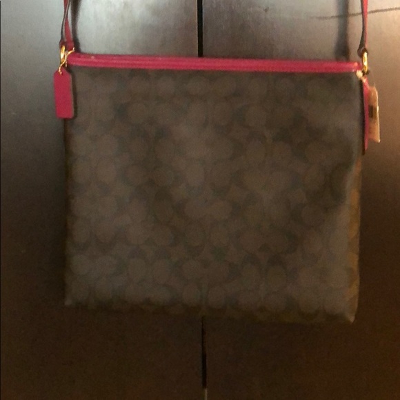 Coach | Bags | Coach Signature File Crossbody Bag | Poshmark